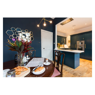 Hague Blue, Shaker Kitchen - Modern - Kitchen - Edinburgh - by ...