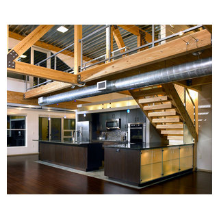 Hamilton Loft - Industrial - Kitchen - Detroit - by Roger J. Berent ...