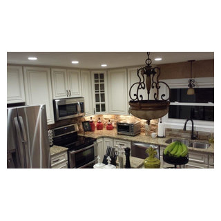 Hampton Linen Cabinets - Rustic - Kitchen - Other - by Quality Stone ...