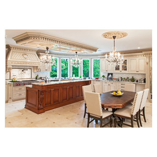 Hand carved kitchen - Traditional - Kitchen - New York - by WL Kitchen ...