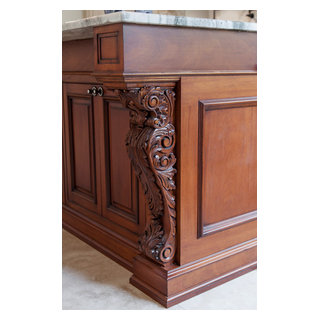 Hand carved kitchen - Traditional - Kitchen - New York - by WL Kitchen ...