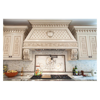 Hand carved kitchen - Traditional - Kitchen - New York - by WL Kitchen ...