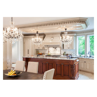 Hand carved kitchen - Traditional - Kitchen - New York - by WL Kitchen ...