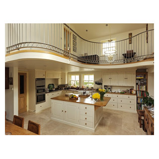 Hand painted kitchen with mezzanine - Contemporary - Kitchen - Other ...
