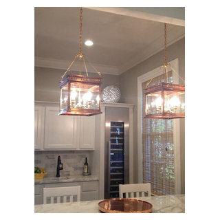 Hanging lantern, Copper Lanterns - Classique - Cuisine - Charlotte ...