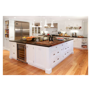 Harding Township Farmhouse - Traditional - Kitchen - New York - by ...