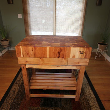 End Grain Butcher Block Island - Photos & Ideas | Houzz