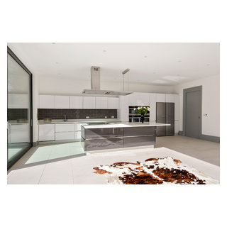 High Gloss - Push to Open Kitchen Design - Contemporain - Cuisine ...
