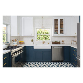 Highland Park Kitchen - Arts & Crafts - Kitchen - San Francisco - by ...