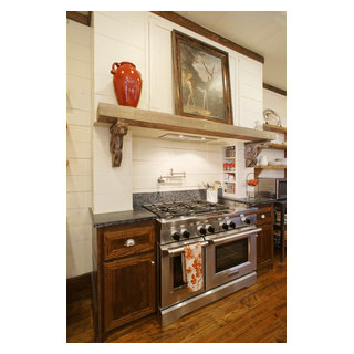 Historic House and Rustic Barn Remodel - Rustic - Kitchen - Dallas - by ...
