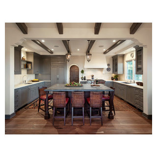 Historic Ranch House Renovation - Mediterranean - Kitchen - Santa ...
