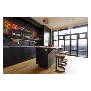 Hoboken Home - Industrial - Kitchen - Philadelphia - by MK Designs LLC | Houzz