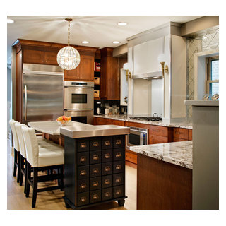 Hollywood Regency Residence - Transitional - Kitchen - Chicago - by ...