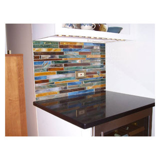 Horizontal Tile Backsplash - Modern - Kitchen - DC Metro - by Designer ...