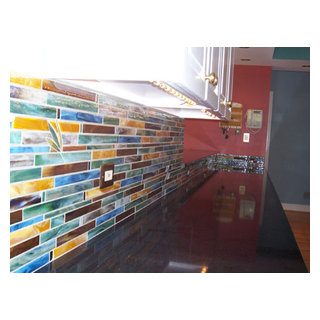 Horizontal Tile Backsplash - Modern - Kitchen - DC Metro - by Designer ...