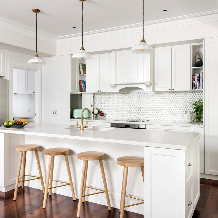 75 Beautiful Hamptons Kitchen Home Design Ideas & Designs | Houzz AU