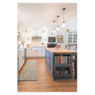 Hues of Blue Kitchen Remodel - Transitional - Kitchen - Minneapolis ...