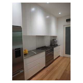 Impractical kitchen removed.. Now a functional stunning kitchen ...