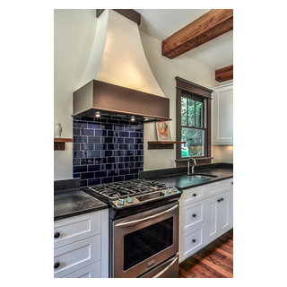 Indigo Subway Tile - Mediterranean - Kitchen - Nashville - by Marcelle ...