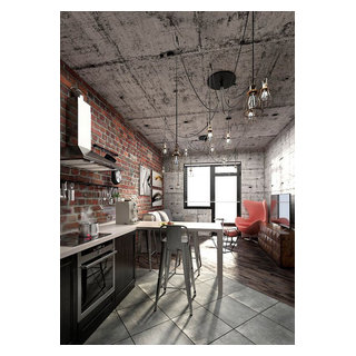 Industrial Kitchen Design Ideas Industrial Kitchen Columbus By