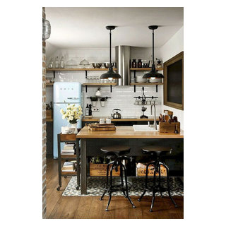 Industrial Kitchen Design Ideas - Industrial - Kitchen - Columbus - by ...