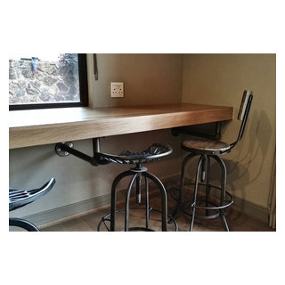 Industrial Rustic Oak Counter - Industrial - Kitchen - Other - by ...