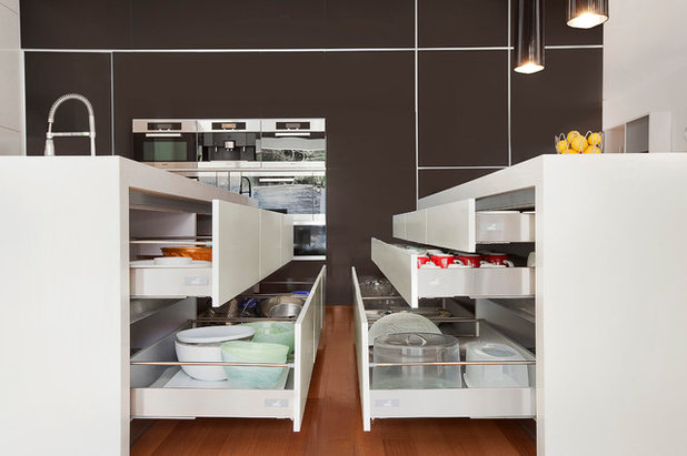 The Handleless Kitchen | A Look At Cabinets Without Hardware | Houzz AU