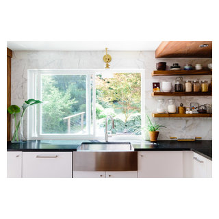 Jamaica Plain Kitchen + Dining Renovation - Contemporary - Kitchen ...