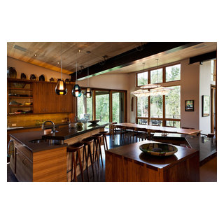 Japanese Inspired Ranch Home - Asian - Kitchen - Denver - by RA Nelson ...