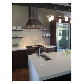 Jeff Lewis Home Project in Laguna Beach - Modern - Kitchen - Orange ...