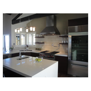 Jeff Lewis Home Project in Laguna Beach - Modern - Kitchen - Orange ...