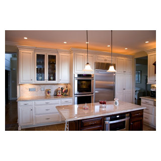 Kashmir Gold Granite Kitchen - Traditional - Kitchen - Philadelphia ...