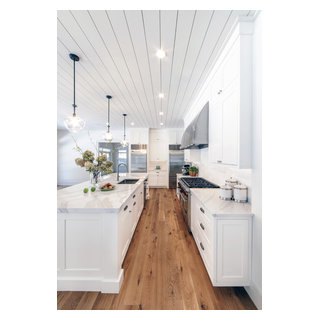 Kathleen's Medallion Inset, Santa Cruz, White Kitchen - Classique Chic ...