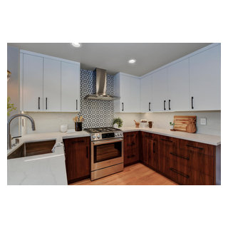 Cozy Chic: Campbell Townhouse Remodel - Modern - Kitchen - San ...