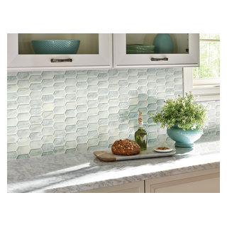 Kitchen Backsplash- Calypso Picket Pattern 8Mm 12X12 Mosaic ...