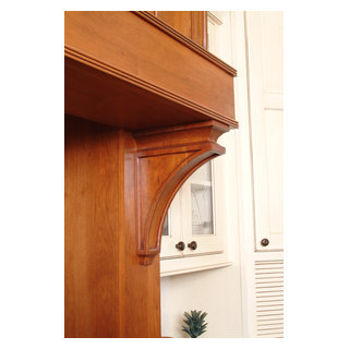 Kitchen Corbel Detail Custom Vent Hood - Traditional - Kitchen - New ...