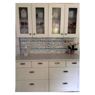 Kitchen counter and back splash - Eklektisch - Küche - Newark | Houzz