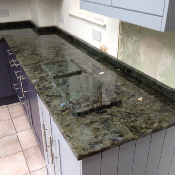 Blue Green Granite - Photos & Ideas | Houzz