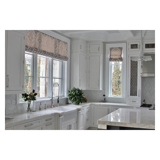 Kitchen Drapes - Contemporary - Kitchen - Chicago - by Custom Drapery ...