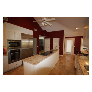 Kitchen Given an Earthy Red Color - Modern - Kitchen - Atlanta - by ...