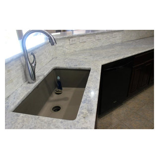 Kitchen - Iceberg Blue Quartzite Countertops - Modern - Kitchen ...