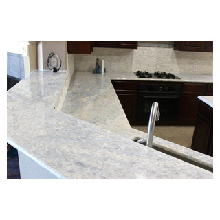 Kitchen - Iceberg Blue Quartzite Countertops - Modern - Kitchen ...