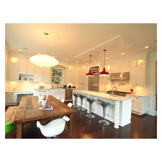 Kitchen In Custom Spec Home - Eclectic - Kitchen - New York - by ...