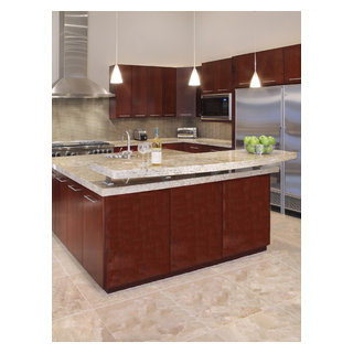 Kitchen island raised breakfast bar - Contemporary - Kitchen - Phoenix ...