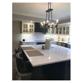 Kitchen Island with Range - Transitional - Kitchen - Other - by Florida ...