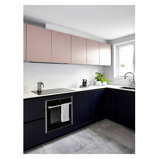 Kitchen - Contemporary - Kitchen - London - by JNJ Building Services ...