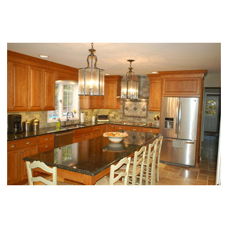 Kitchen, Master bath, Hall bath (West Chester) - Transitional - Kitchen ...