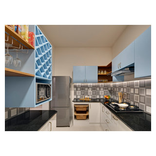 Kitchen - Park Square Apartment designed by Signa Design, Bangalore ...