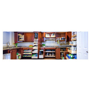 Kitchen Pull Out Shelving Solutions - Traditional - Kitchen - Richmond ...