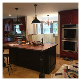 Kitchen remodel and 2nd floor addition - Country - Kitchen - Boston ...